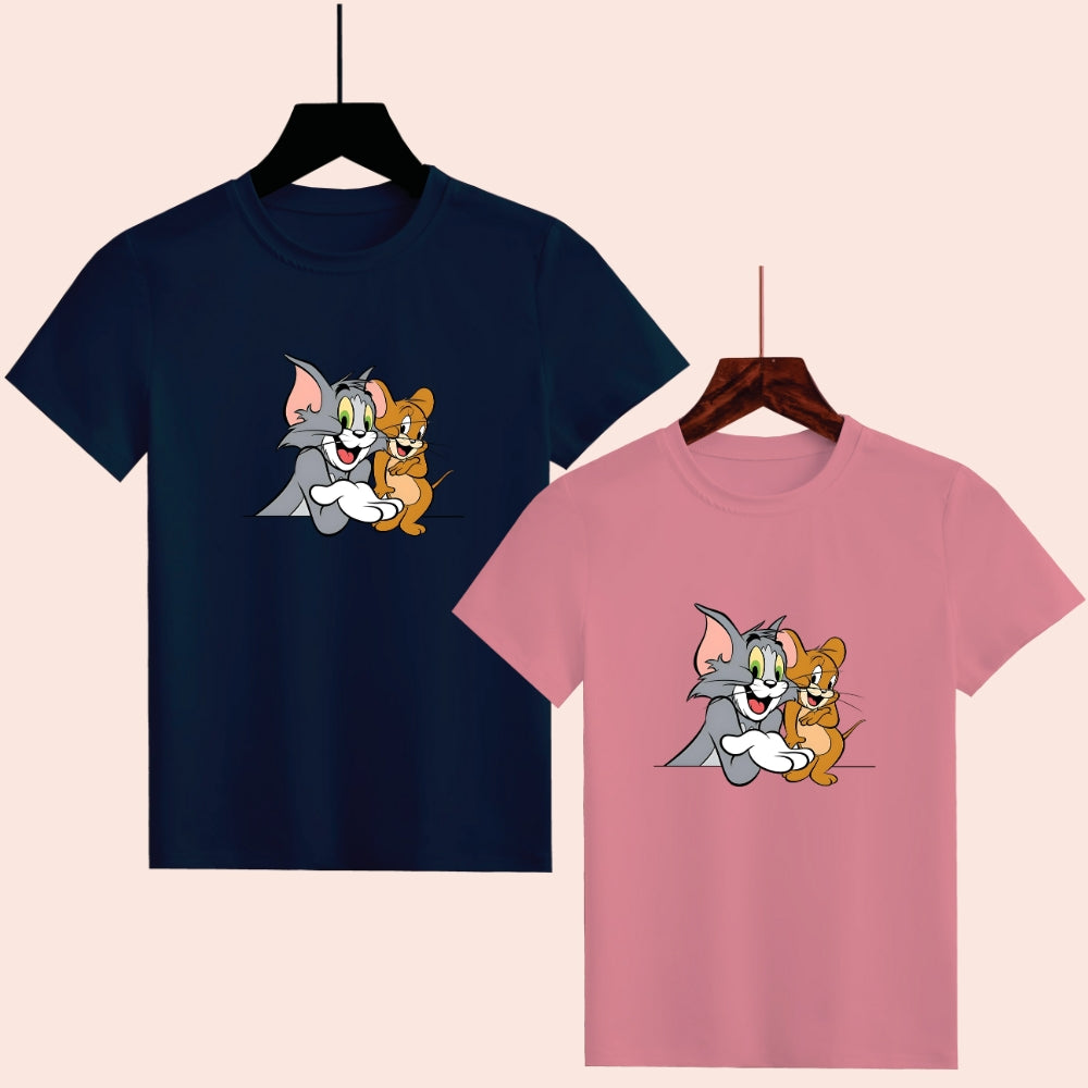 Chase & Embrace "Tom & Jerry" Couple Unisex Tees - Pack of 2 – Lazy Lush